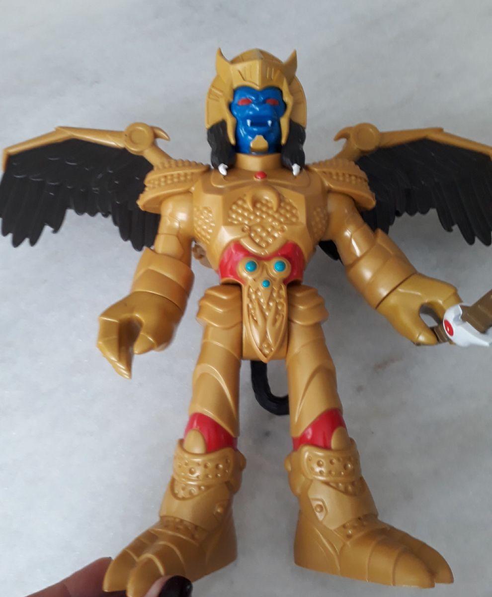 Imaginext Power Rangers Batalha Rangers Mattel | Brinquedo Mattel Usado ...