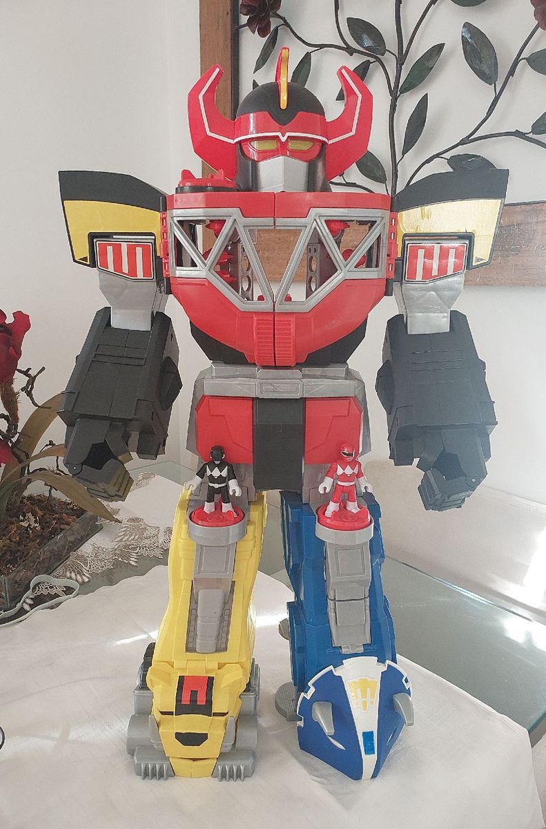 Imaginext Power Rangers Megazord 70cm Raridade | Brinquedo Fisher Price ...