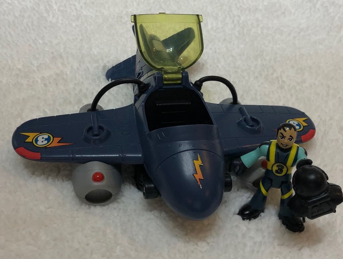 Imaginext Sky Racers Aviao Twister Jet T5308 | Brinquedo Mattel Usado ...