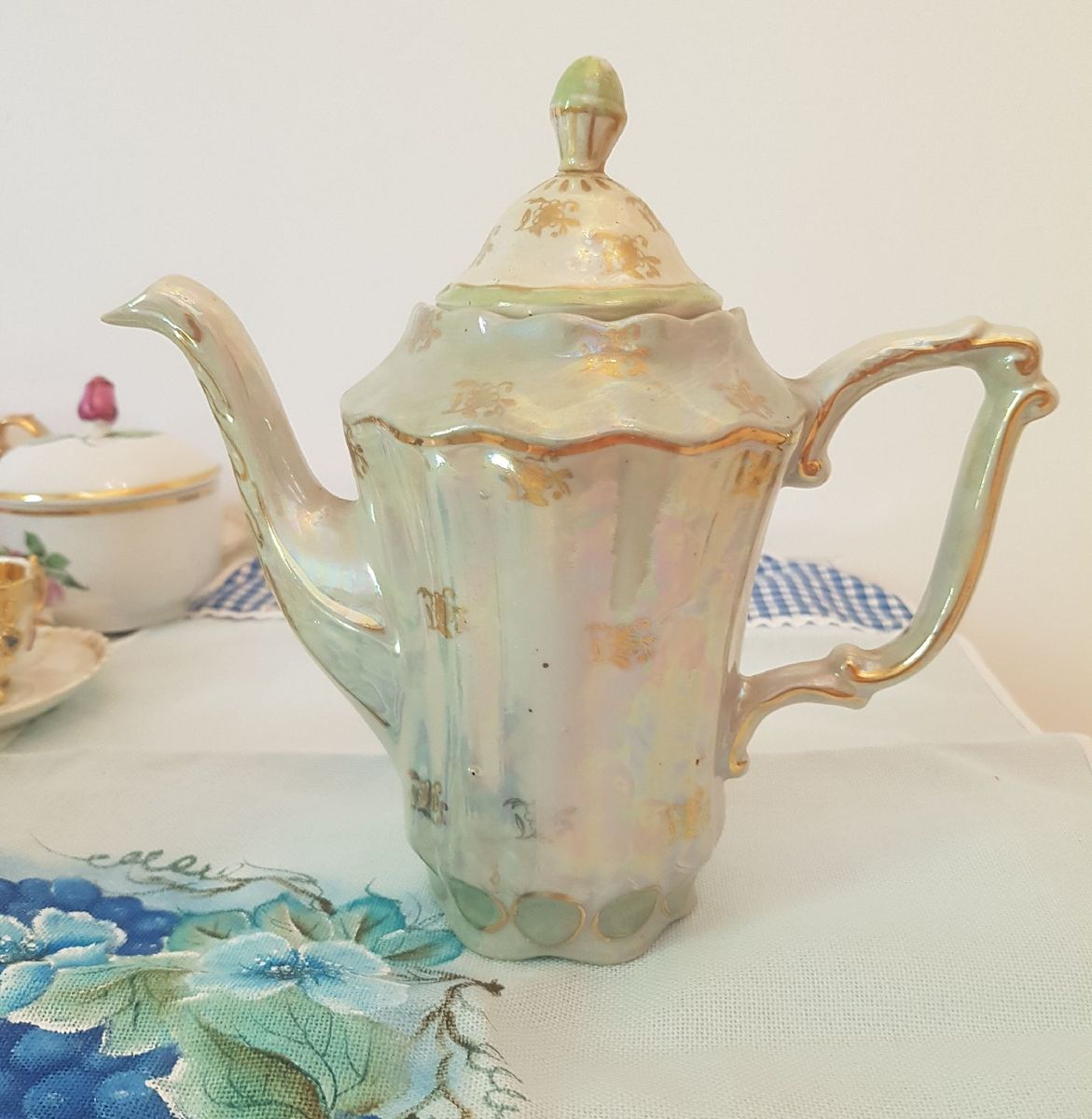 Imponente Bule Antigo de Origem Alemã. | Móvel de Antiquário Alema ...