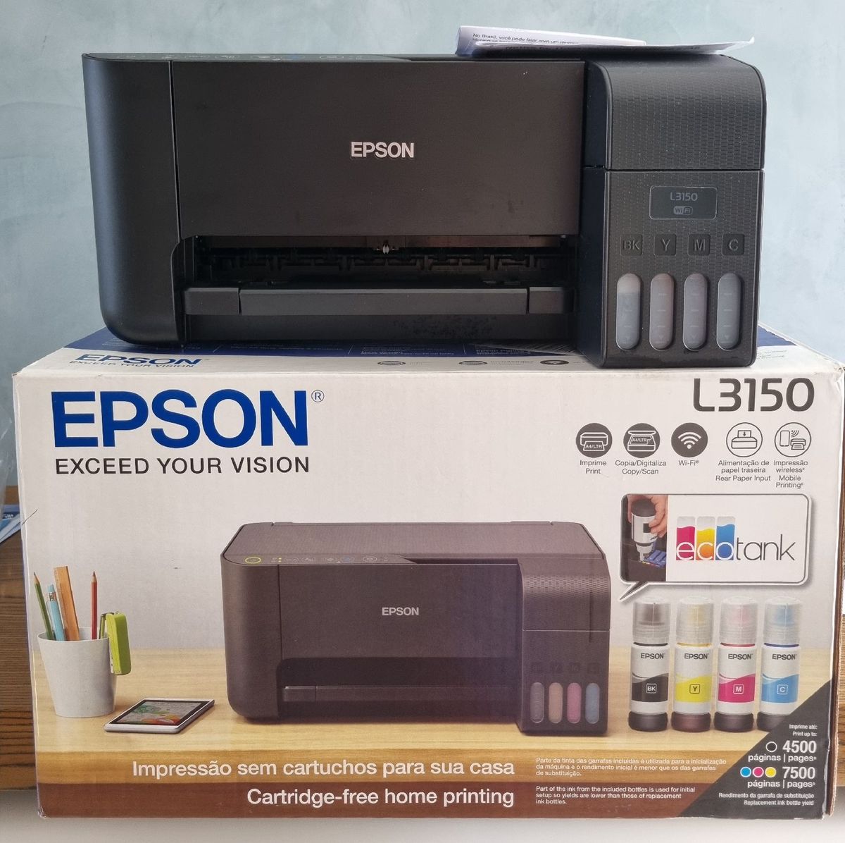 Impressora Epson L3150 Nova 900.00 | Item Info & Eletro Multifuncional ...