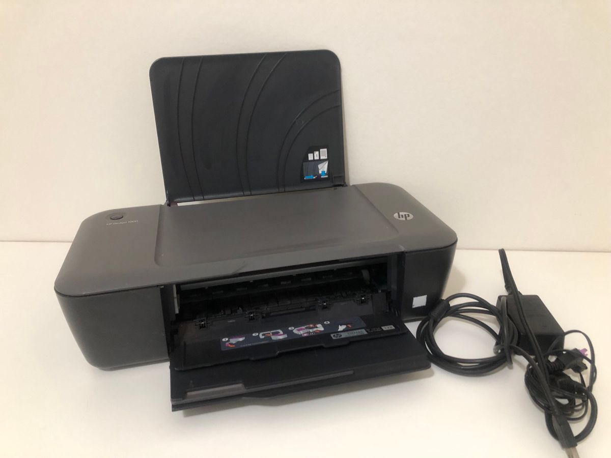Impressora Hp Deskjet 1000 Printer J110a! com Cabos! em Perfeito Estado ...