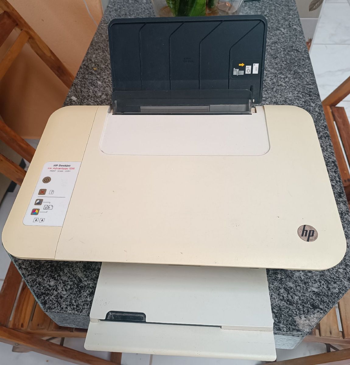 Impressora Hp Deskjet Ink Advantage 1516 Usb 2.0, Impressora, Copiadora ...