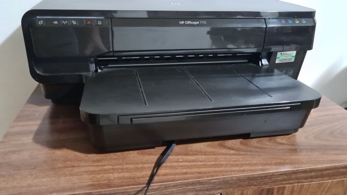 Impressora Hp Officejet 7110 Colorida com Wi-fi | Item Info & Eletro Hp ...