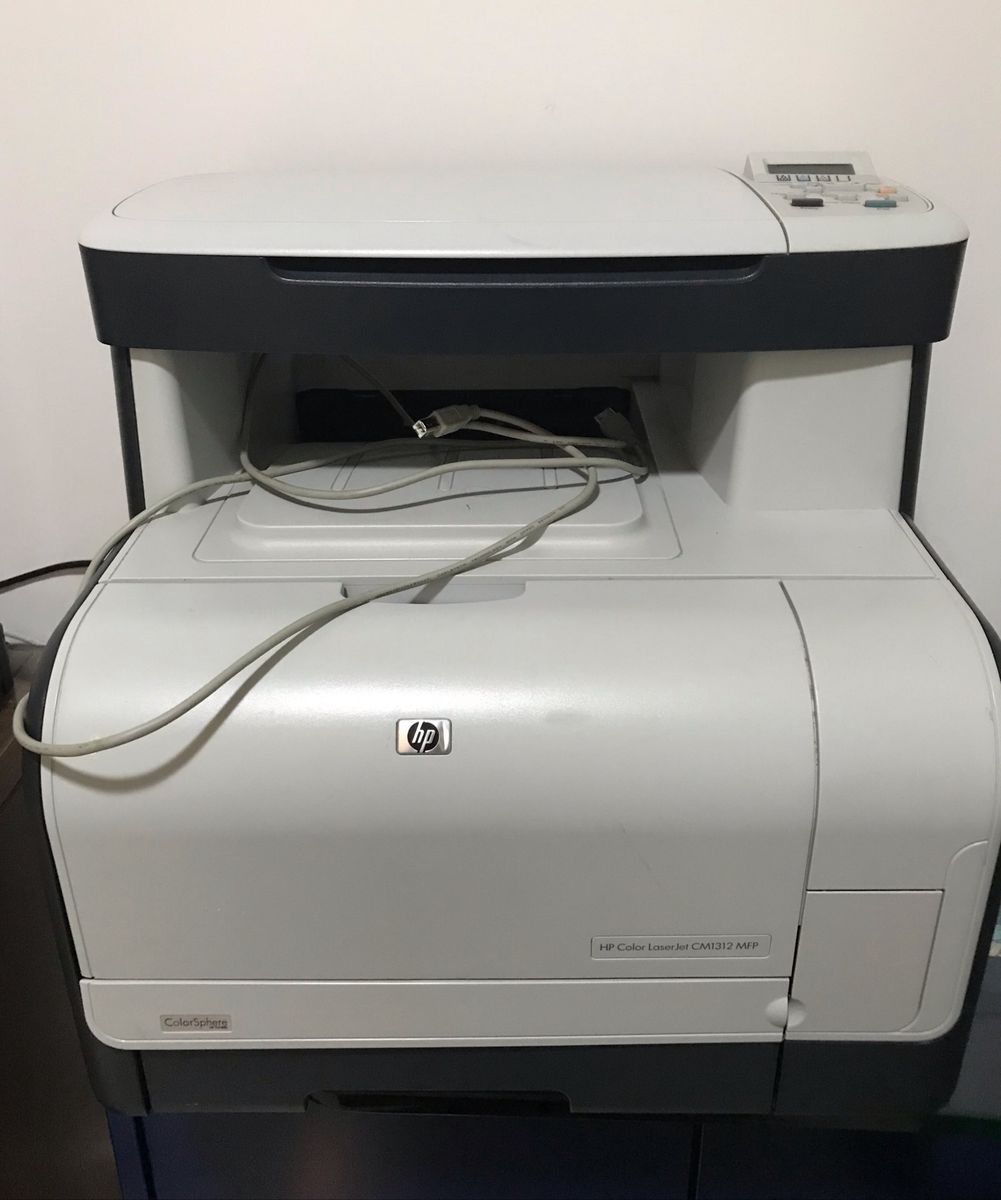 Impressora Laser Colorida Hp Cm1312 Mfp | Item Info & Eletro Hp Usado ...