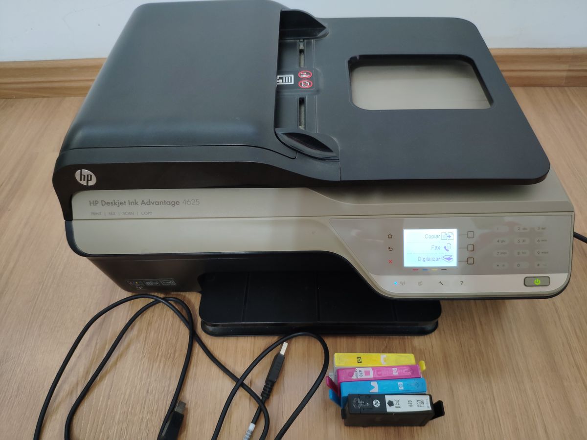 Impressora Multifuncional Hp 4625 Deskjet | Item Info & Eletro Hp Usado ...