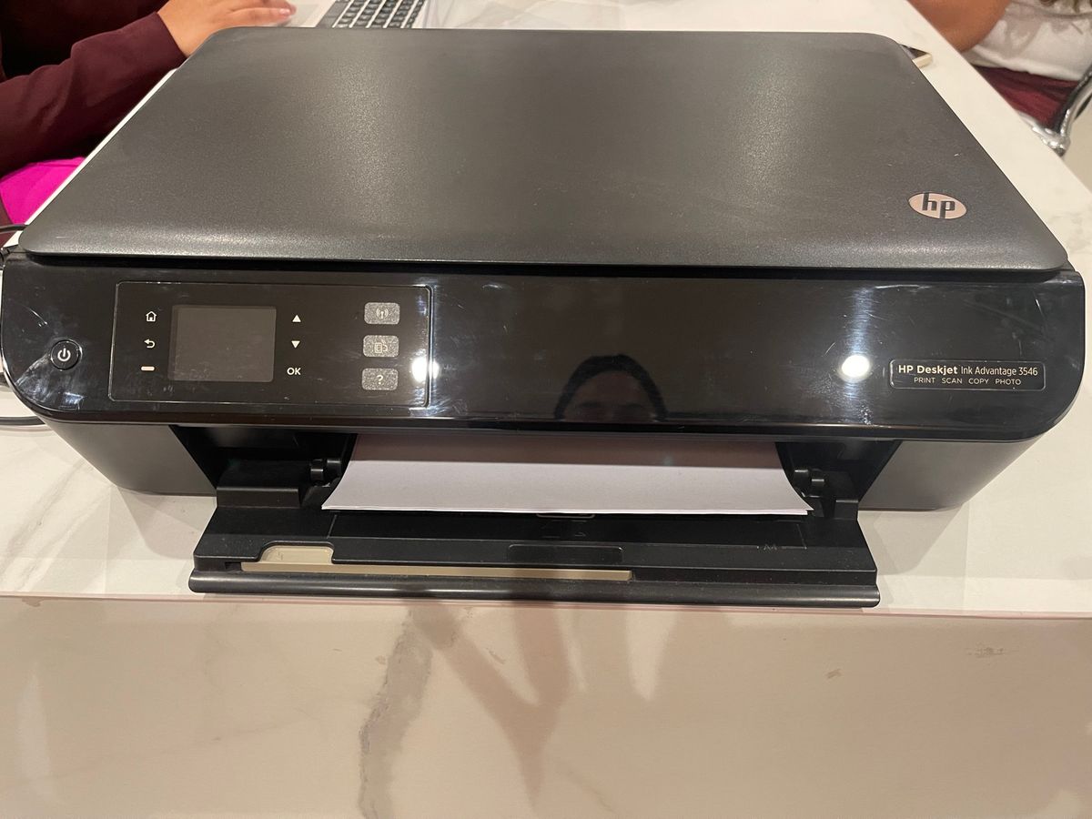 Impressora Multifuncional Hp Deskjet Ink Advantage 3546 Wi-fi Jato de ...