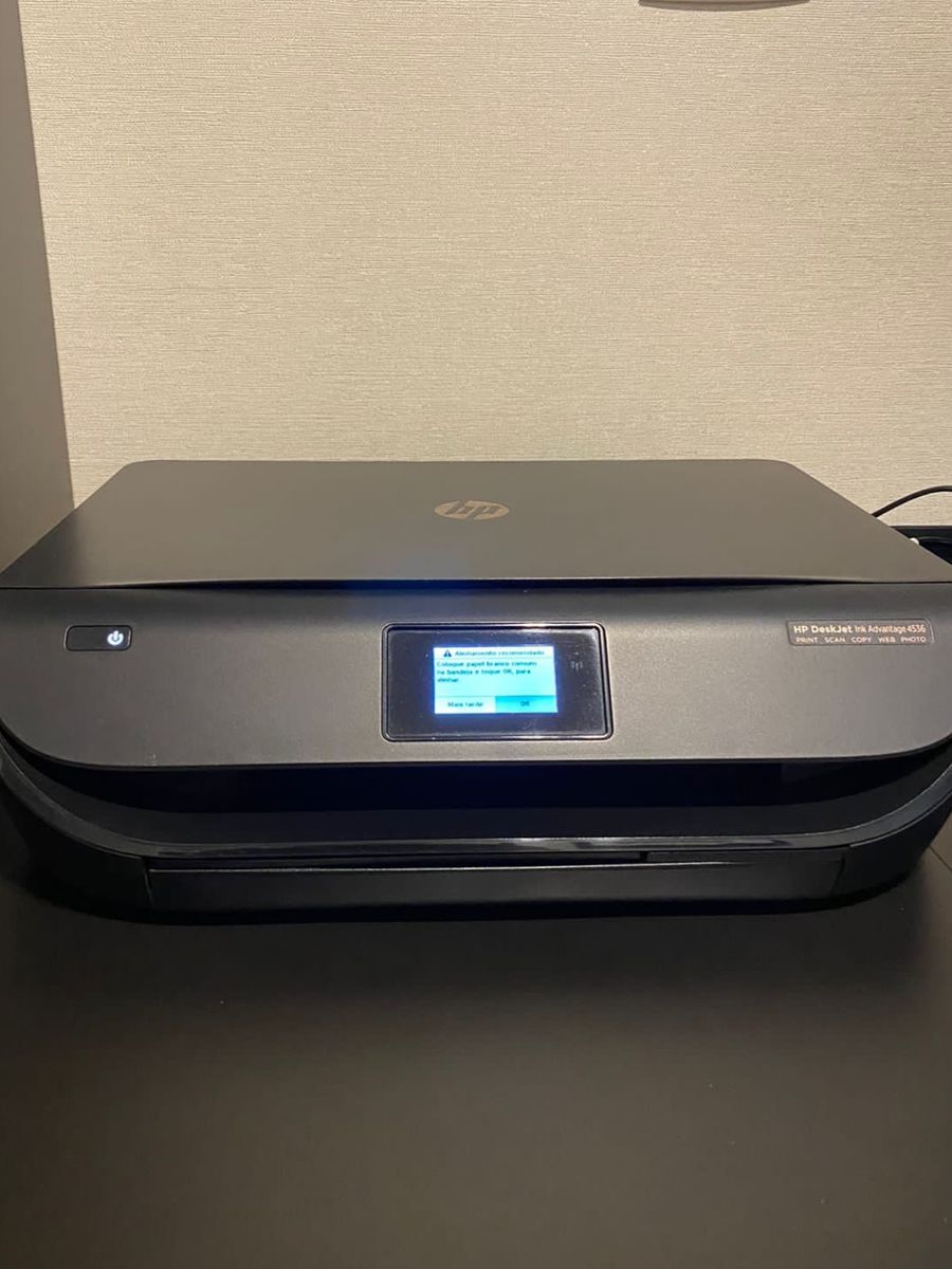 Impressora Multifuncional Hp Deskjet Ink Advantage 4536 Colorida Wifi ...