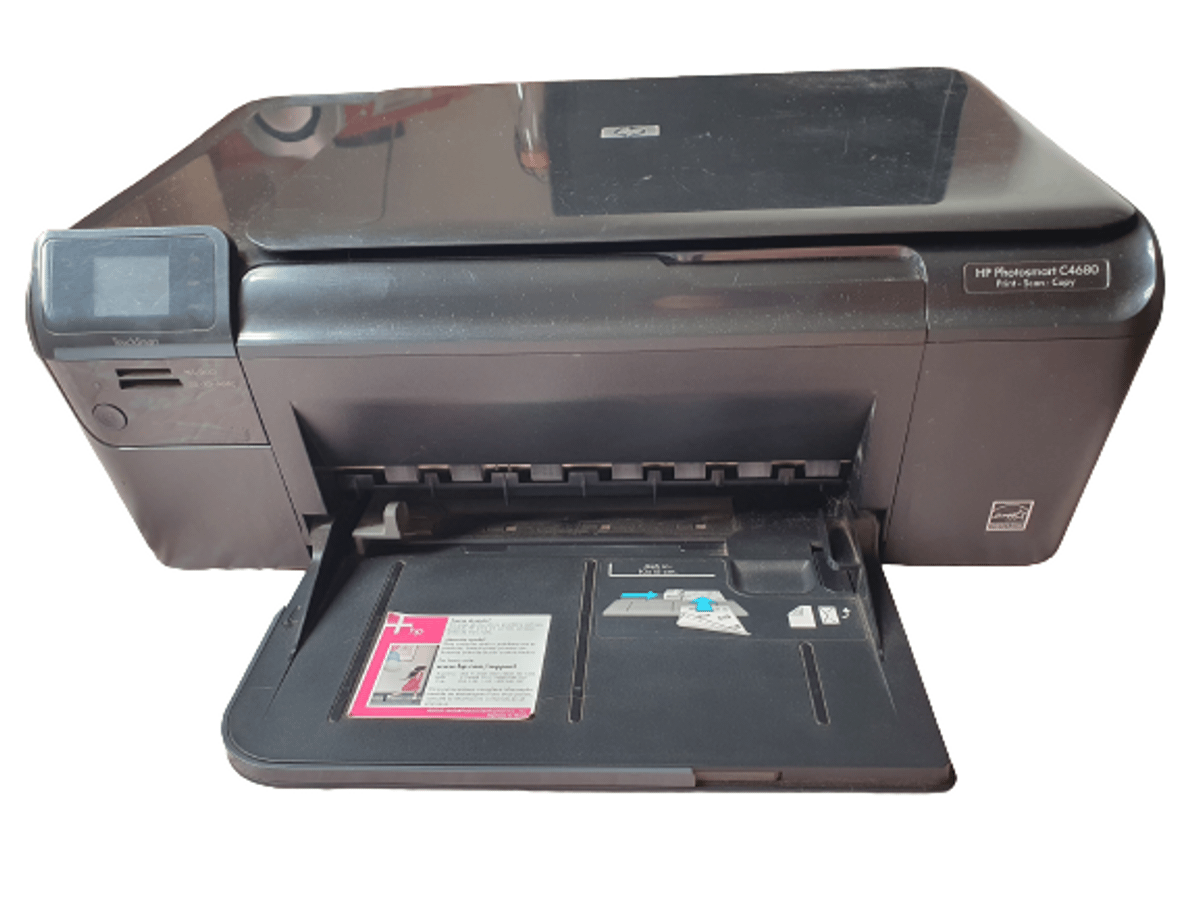 Impressora Multifuncional Hp Photosmart C4680, Print-scan-copy. Jato de ...