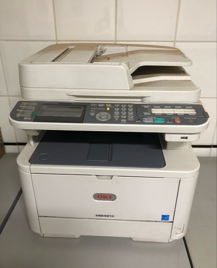 Impressora Multifuncional Oki Mb491+ | Item Info & Eletro Oki Usado ...