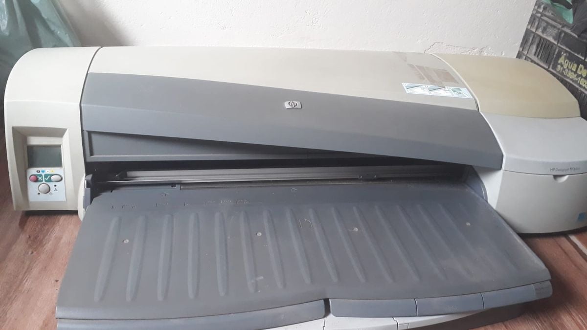 Impressora Plotter Hp Designjet 110 Plus | Item Info & Eletro Hp Usado ...