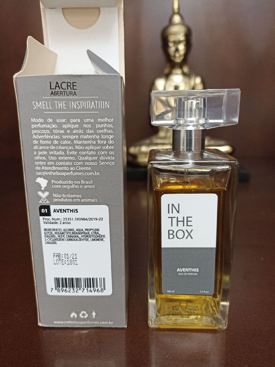 In The Box Aventhis - Inspiração Olfativa do Creed Aventus Batch Code ...