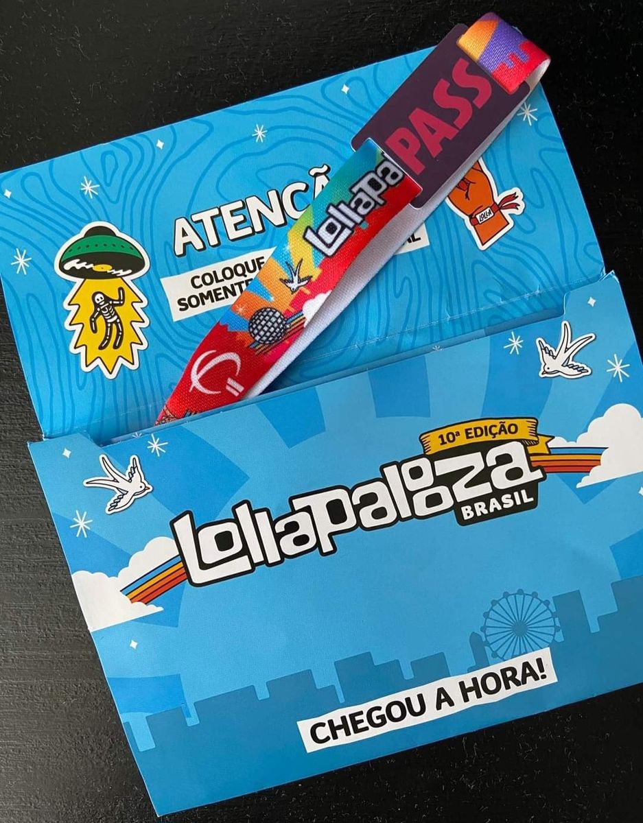 Ingresso Lollapalooza | Item de Música Lolla Pass Social Nunca Usado ...