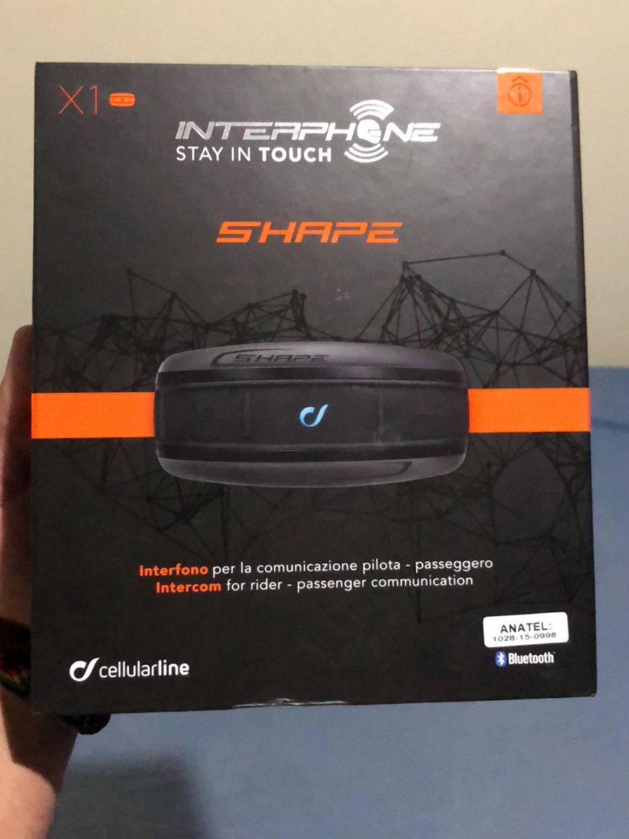 Intercomunicador Interphone Shape Bluetooth | Item p/ Esporte e Outdoor Interphone Usado ...