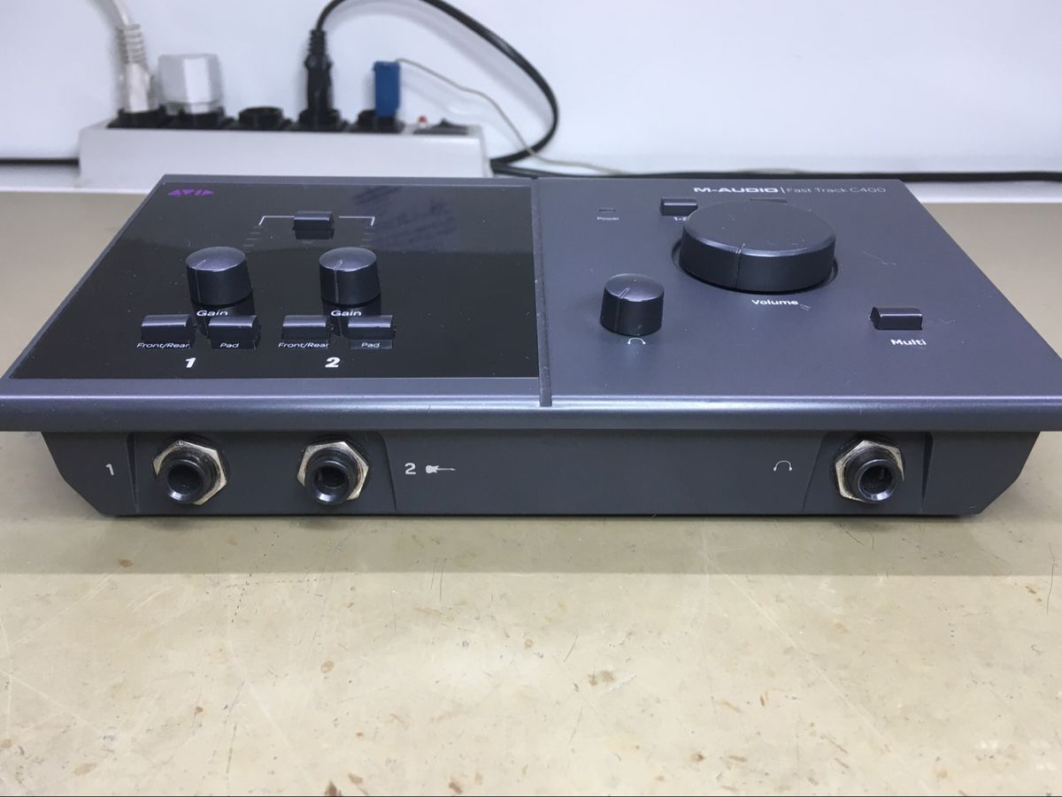 Interface de Áudio Maudio Fast Track C400 | Item de Música M Audio ...