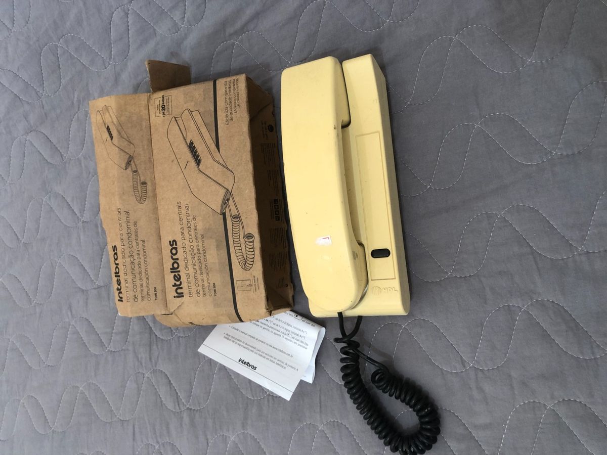 Interfone Intelbras Bege | Telefone Fixo Intelbras Usado 75483042 | enjoei