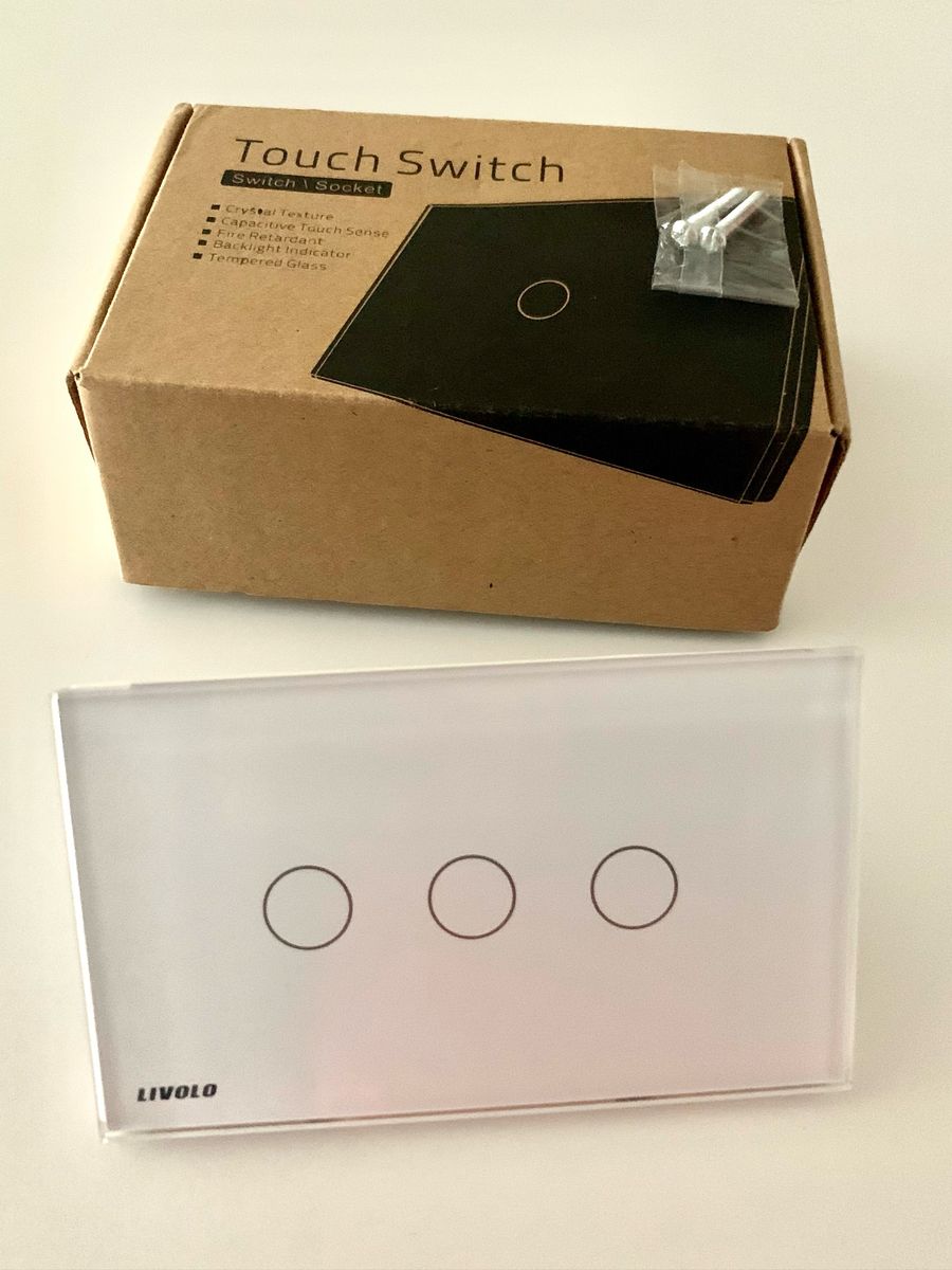 Interruptor Touch Screen Livolo | Item de Decoração Livolo Nunca Usado ...