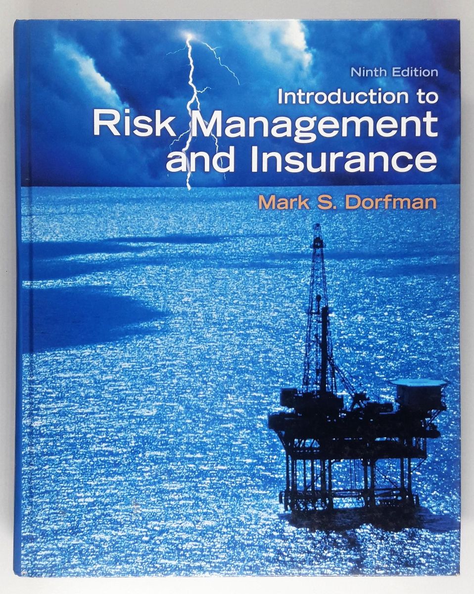 Introduction To Risk Management And Insurance . Mark S. Dorfman | Livro ...