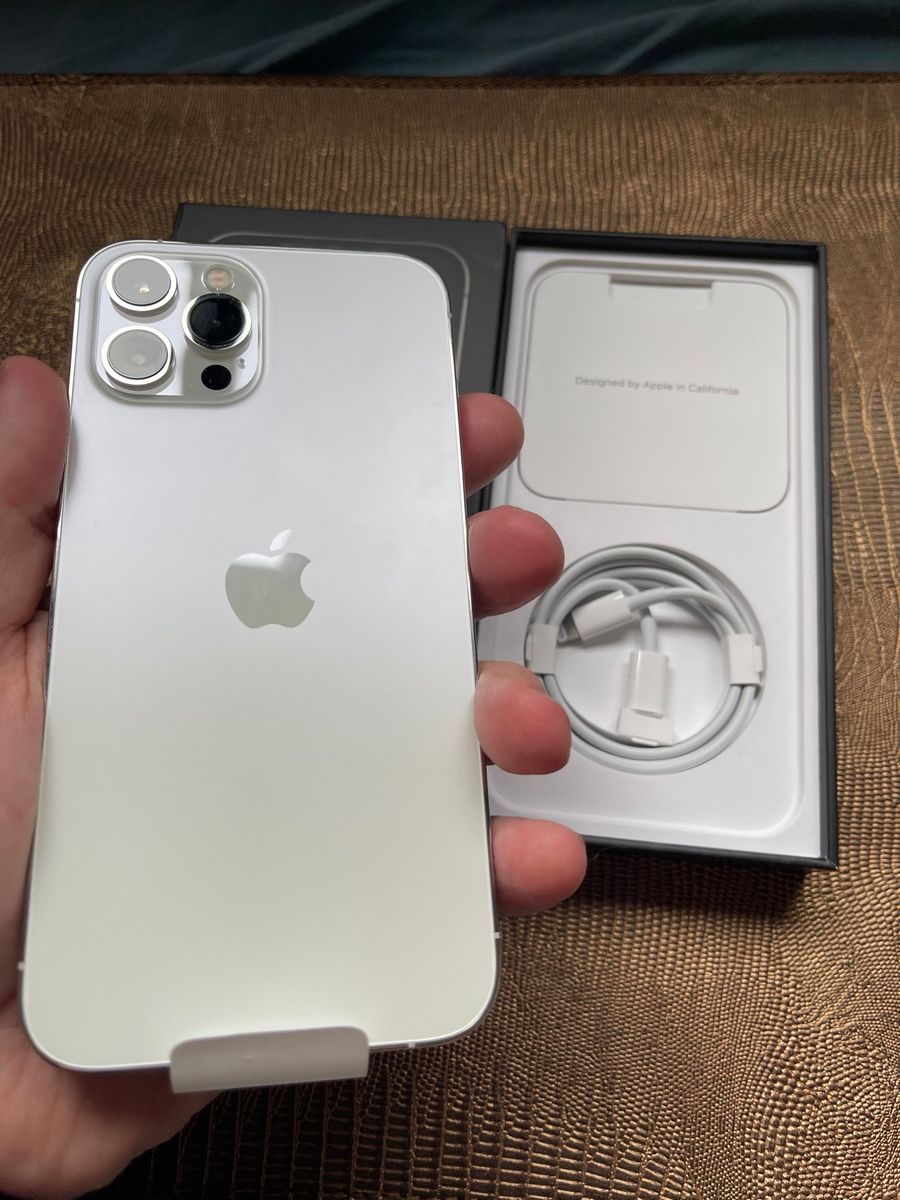 Iphone 12 Pro Max 128gb Prata Novo! | Iphone Iphone Nunca Usado 84501051 | enjoei