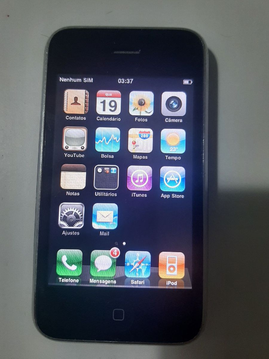 Iphone 3g 16gb para Colecionador ! Raridade ! Funciona Tudo! Retro ...