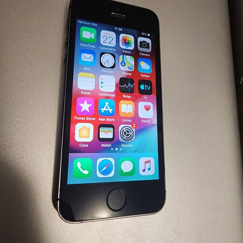 Iphone 5s 16gb Cinza Espacial Perfeito Estado | Apple Usado Iphone 5s 16gb Cinza Espacial Perfeito Estado | Apple Usado