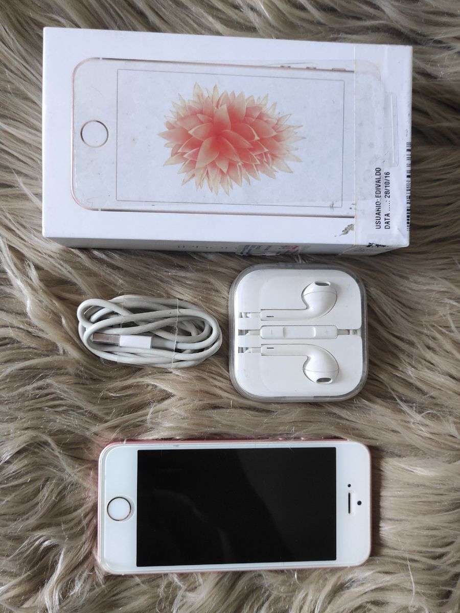 Iphone Se 1ª Geração 2016 Rosa | Iphone Apple Usado 50044722 | enjoei