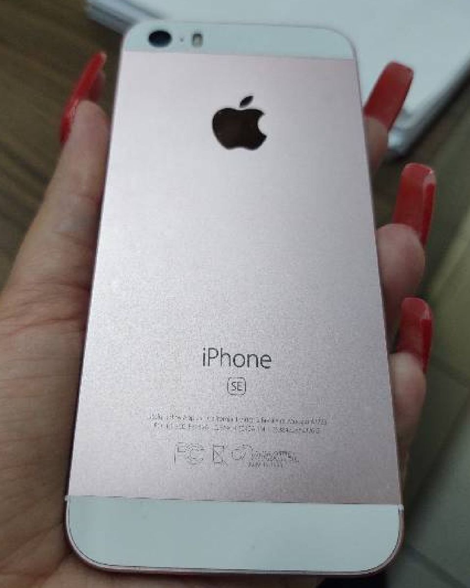 Iphone Se Rose 32gb | Iphone Iphone Usado 41778713 | enjoei