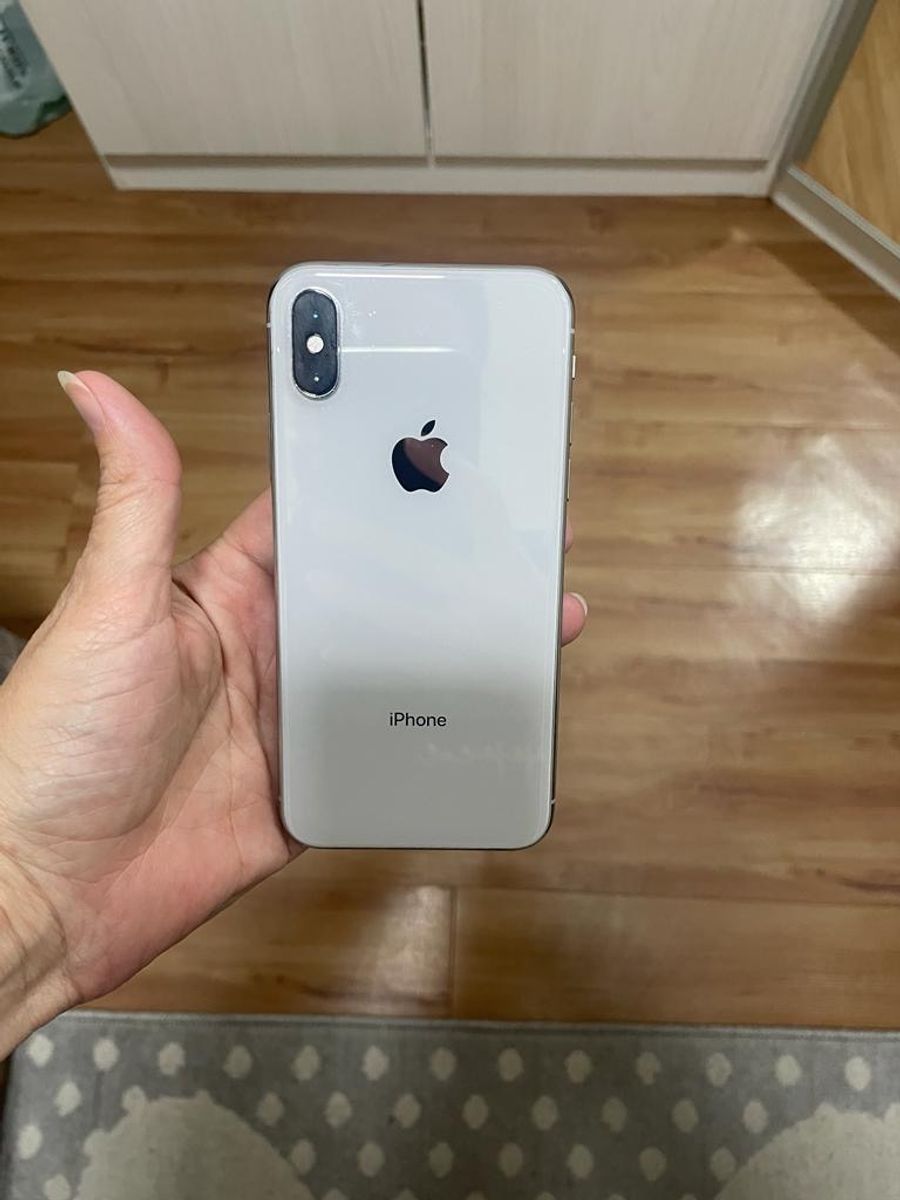 Iphone X Silver | Celular Iphone Usado 109709081 | enjoei
