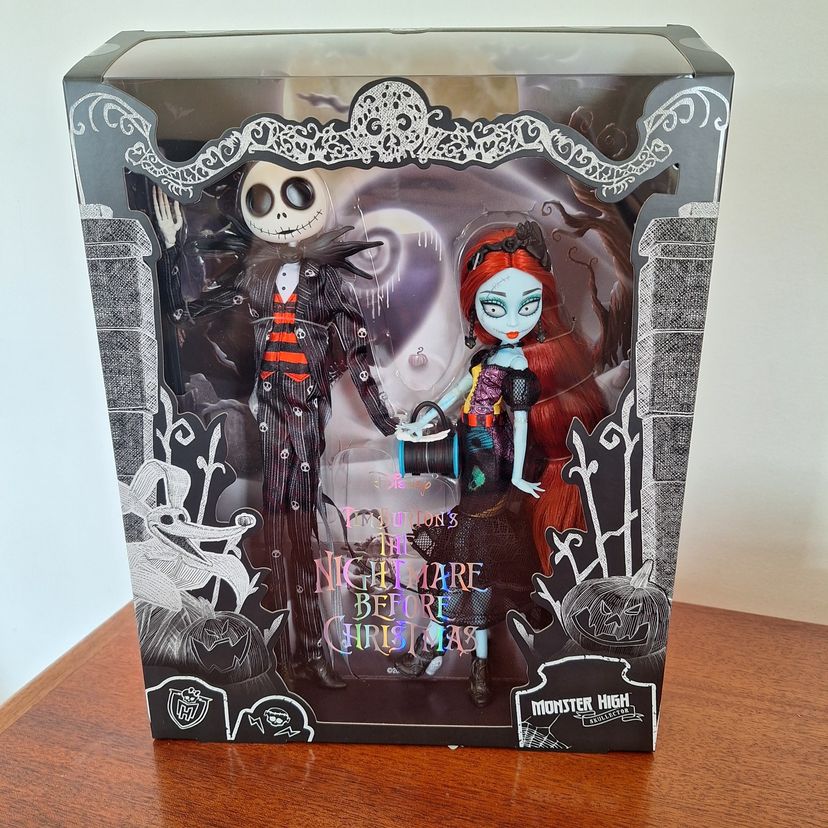Jack e Sally Nightmare Before Christmas Skullector - Monster High ...