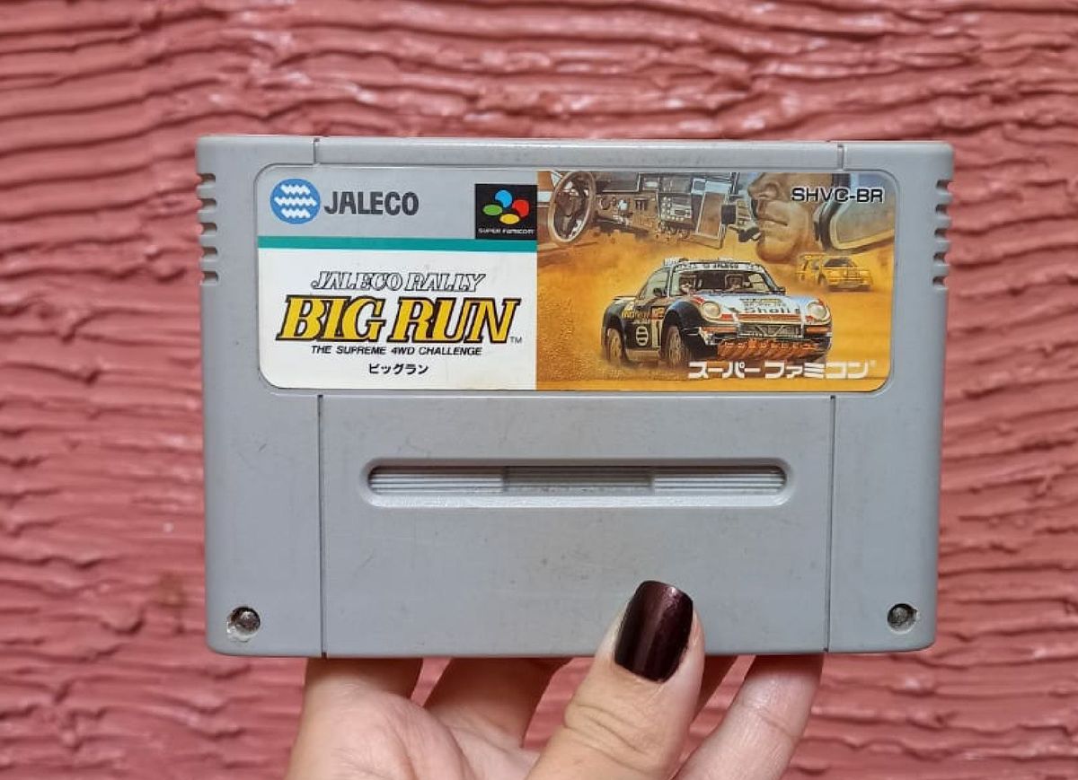 Jaleco Rally Big Run Snes Original Japonês | Jogo de Videogame Nintendo ...