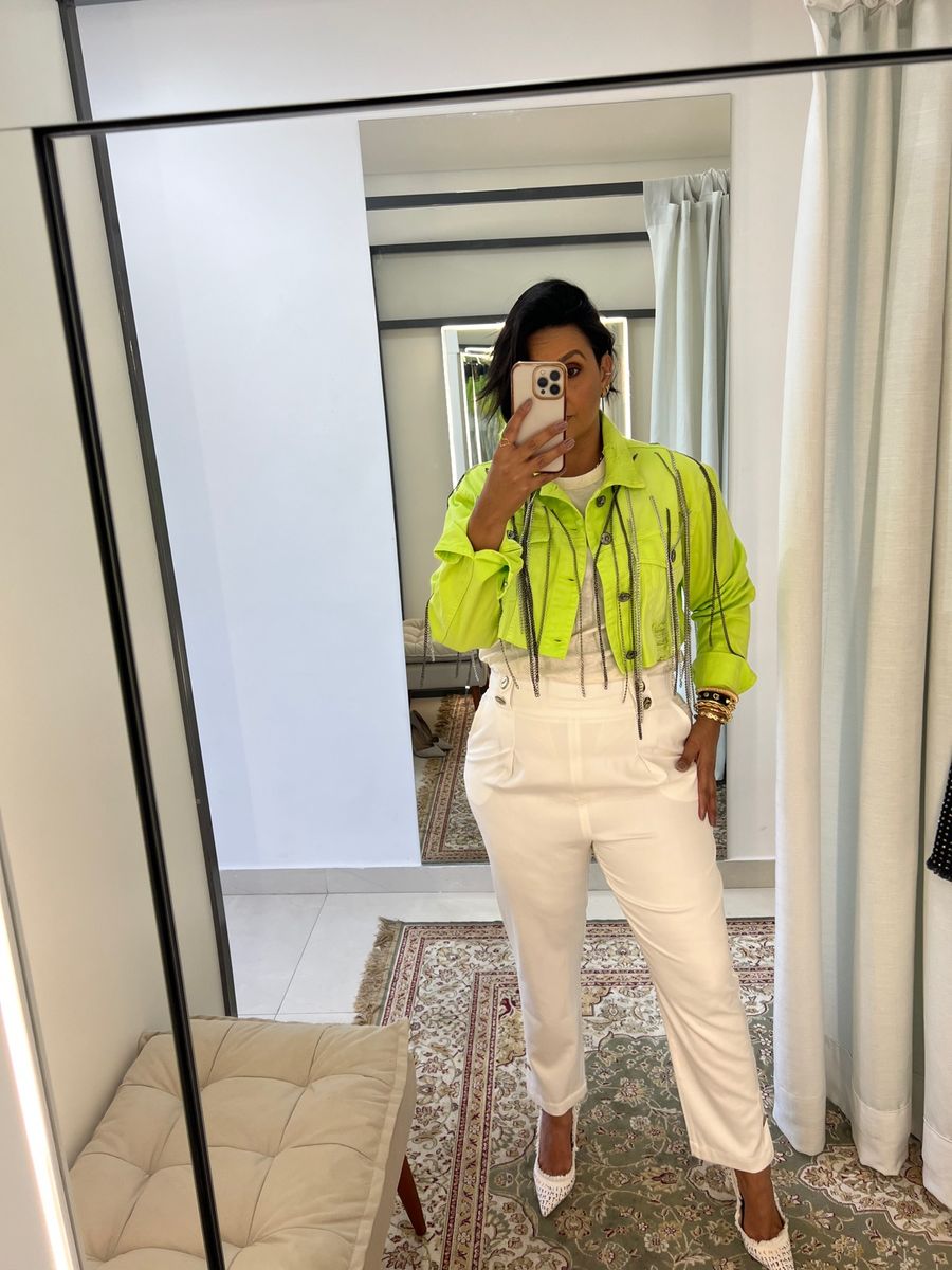 Jaqueta Bordada | Casaco Feminino Biotwo Nunca Usado 84898846 | enjoei