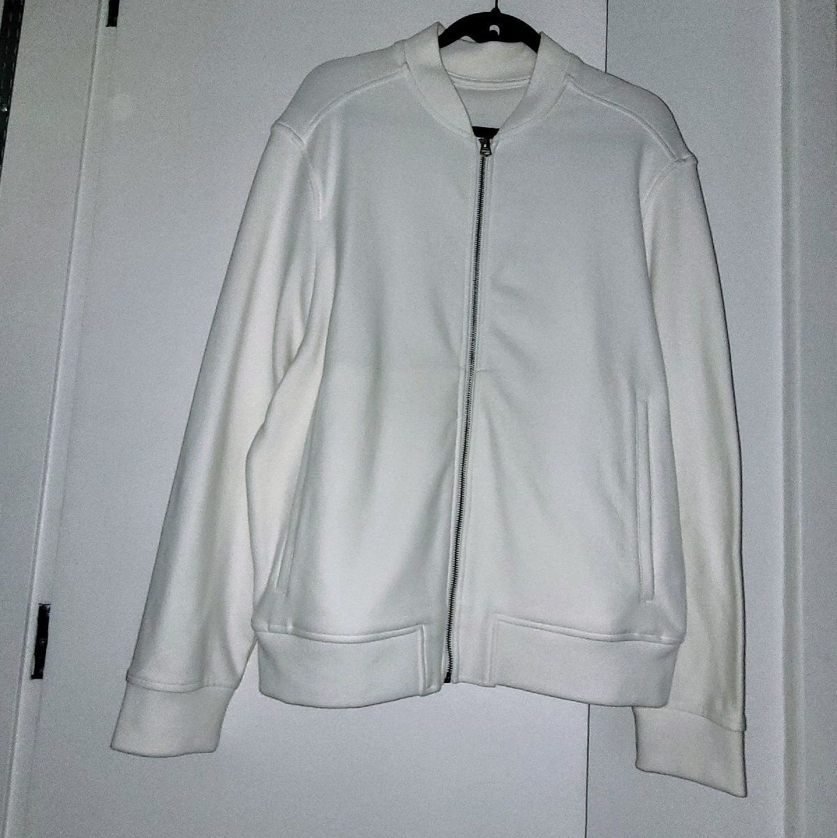 Jaqueta Branca Masculina Zara | Casaco Masculino Zara Nunca Usado ...