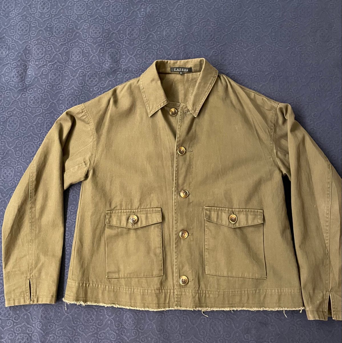 Jaqueta Brim Militar | Casaco Feminino Casual Street Usado 84774227 ...