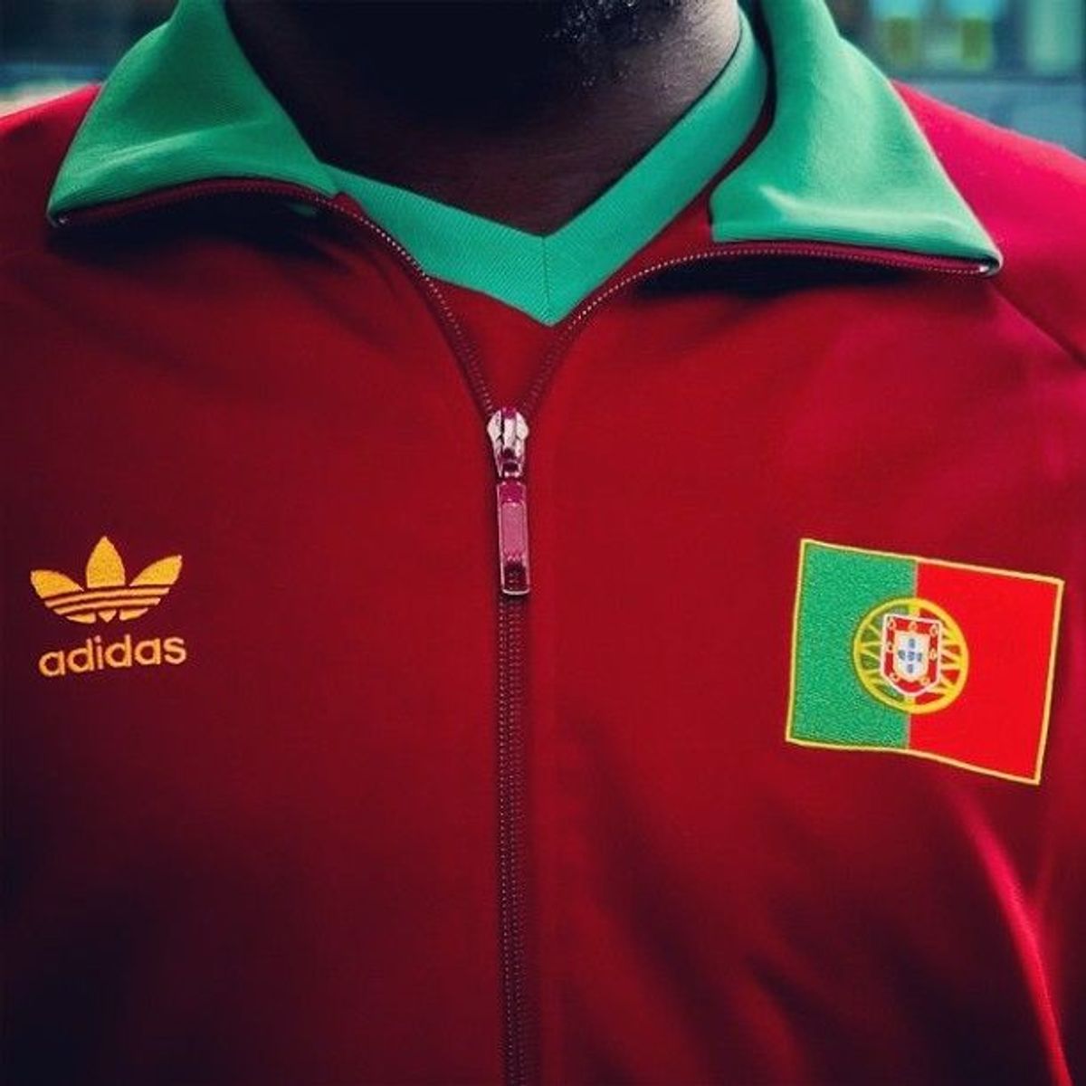 Jaqueta - Casaco Portugal Adidas Gg | Casaco Masculino Adidas Usado ...