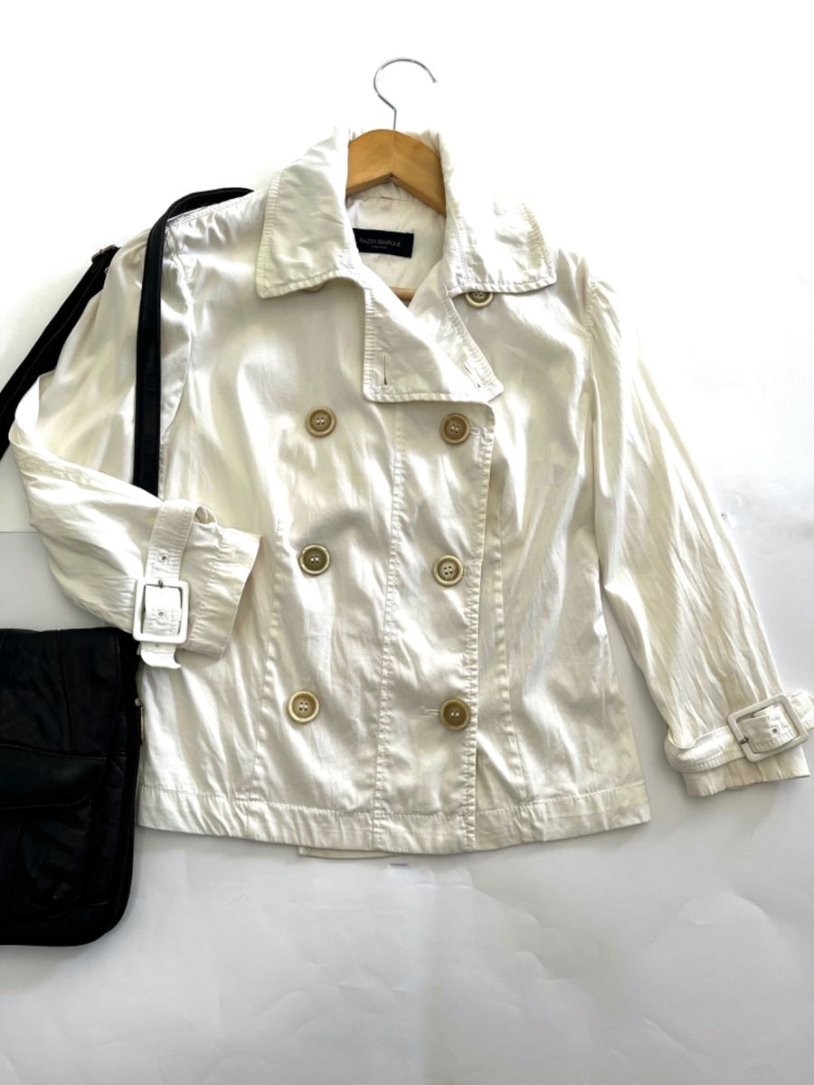 Jaqueta Creme Made In Italy | Casaco Feminino Piazza Sempione Usado ...