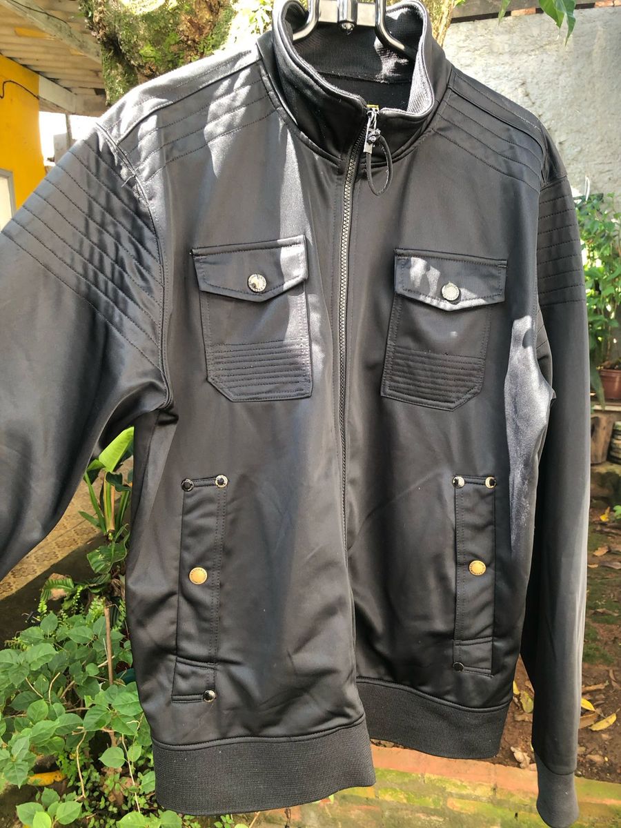 Jaqueta da J-exchange Preta | Casaco Masculino J Exchange Usado ...