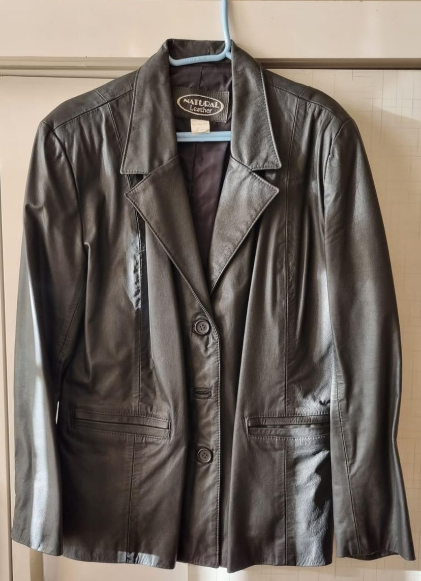 Jaqueta de Couro Legítimo Cia do Couro | Casaco Masculino Cia Do Couro ...