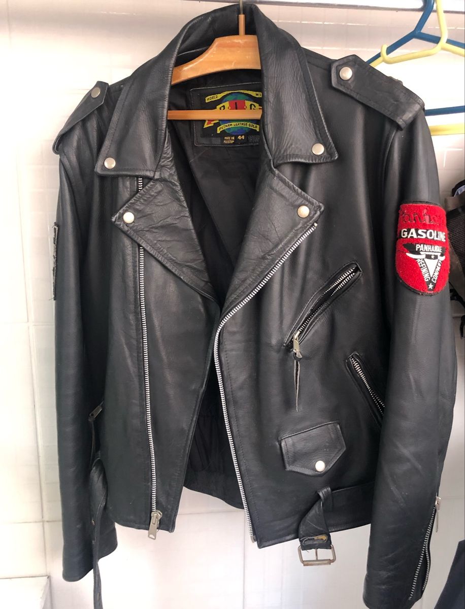 Jaqueta de Couro Masculina | Casaco Masculino Shell Genuine Real ...