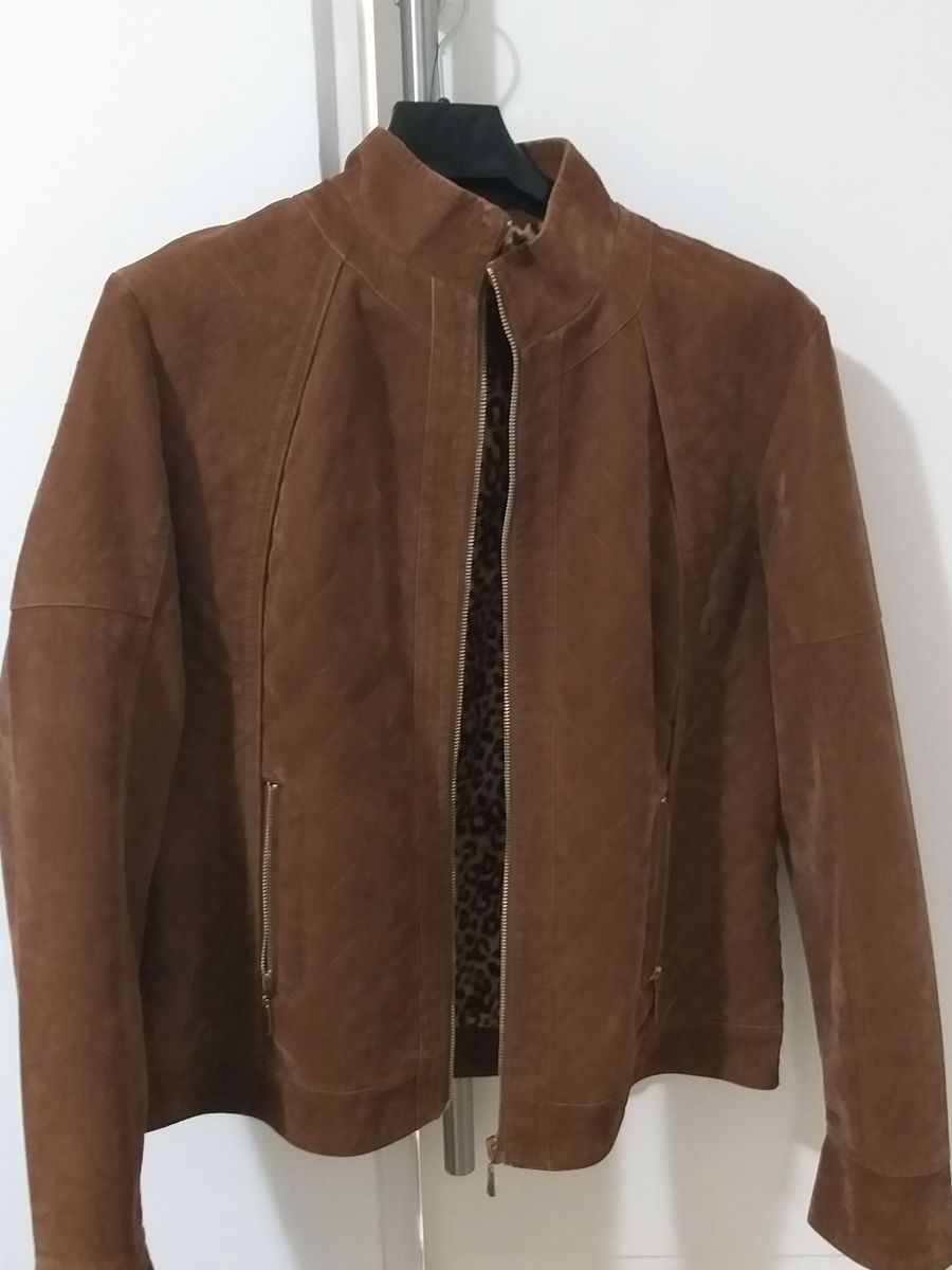 Jaqueta de Couro Plus Size | Casaco Feminino Nunca Usado 31407518 | enjoei