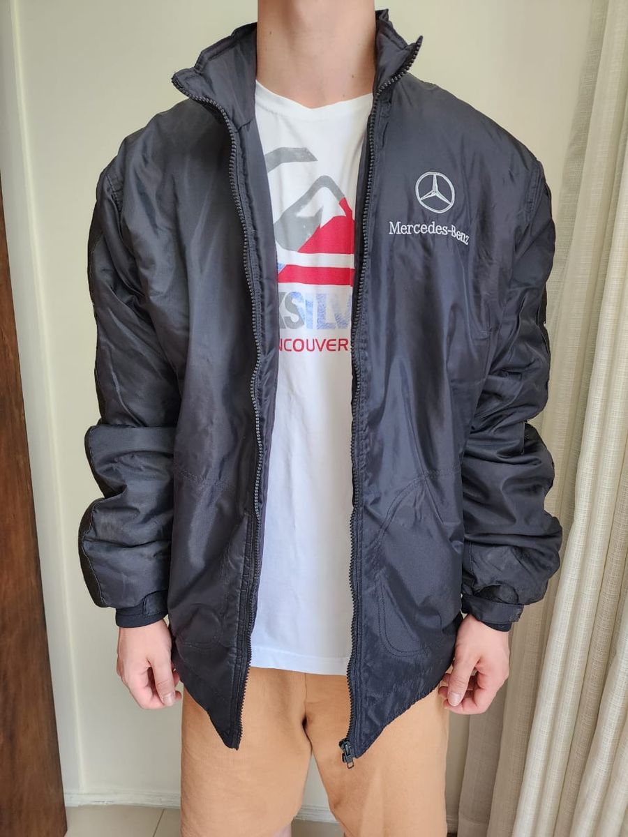 Jaqueta Fórmula 1 Mercedes Benz em Tactel | Casaco Masculino American ...