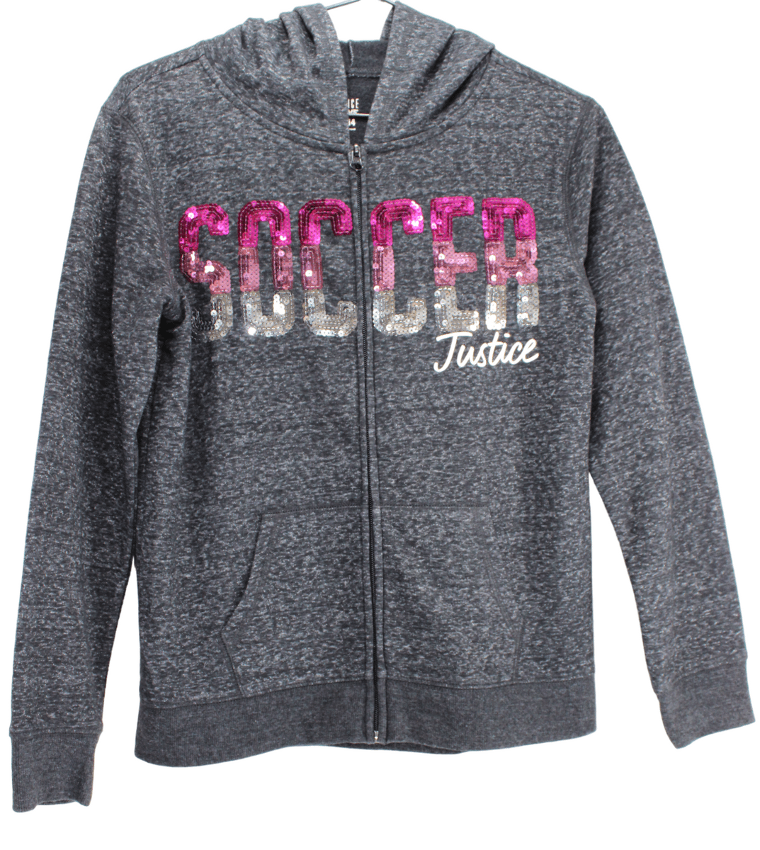 Jaqueta Infanto Juvenil C/ Capuz, Marca Justice, Tam. 12/14 | Roupa ...