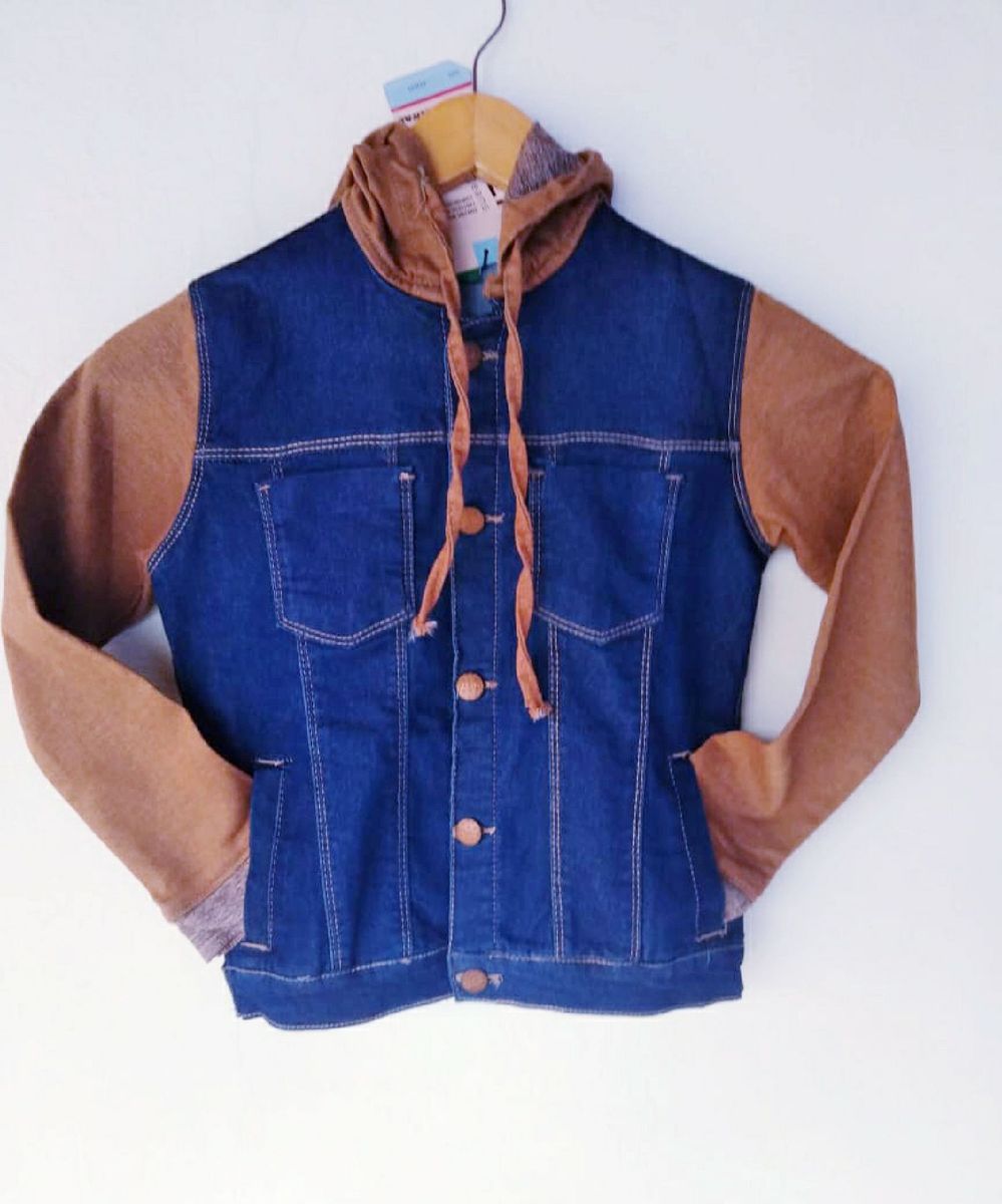 Jaqueta Jeans Infantil Masculina com Elastano, Marca Parizi. | Roupa ...