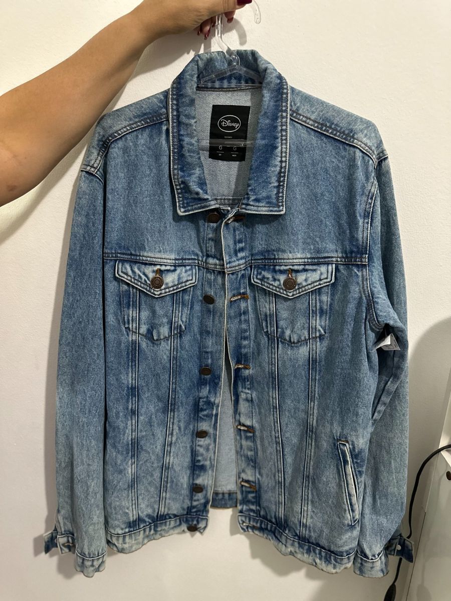 Jaqueta Jeans Marmorizada Mickey Mouse Disney Renner | Casaco Masculino ...