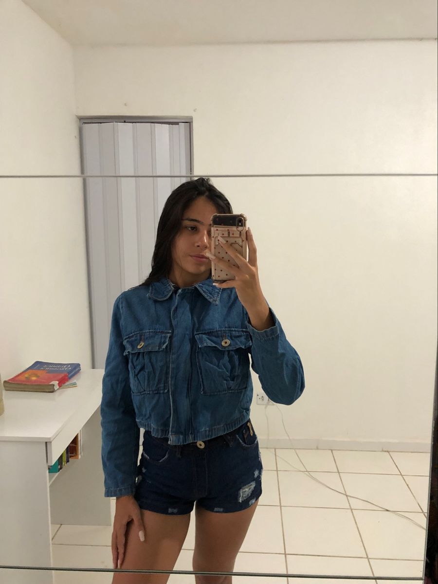 Jaqueta Jeans | Casaco Feminino Karen Jeans Usado 85078883 | enjoei