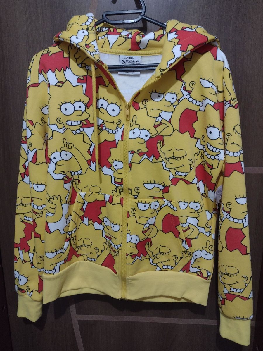 Jaqueta Moletom Lisa Simpsons | Casaco Feminino The Simpsons Renner ...