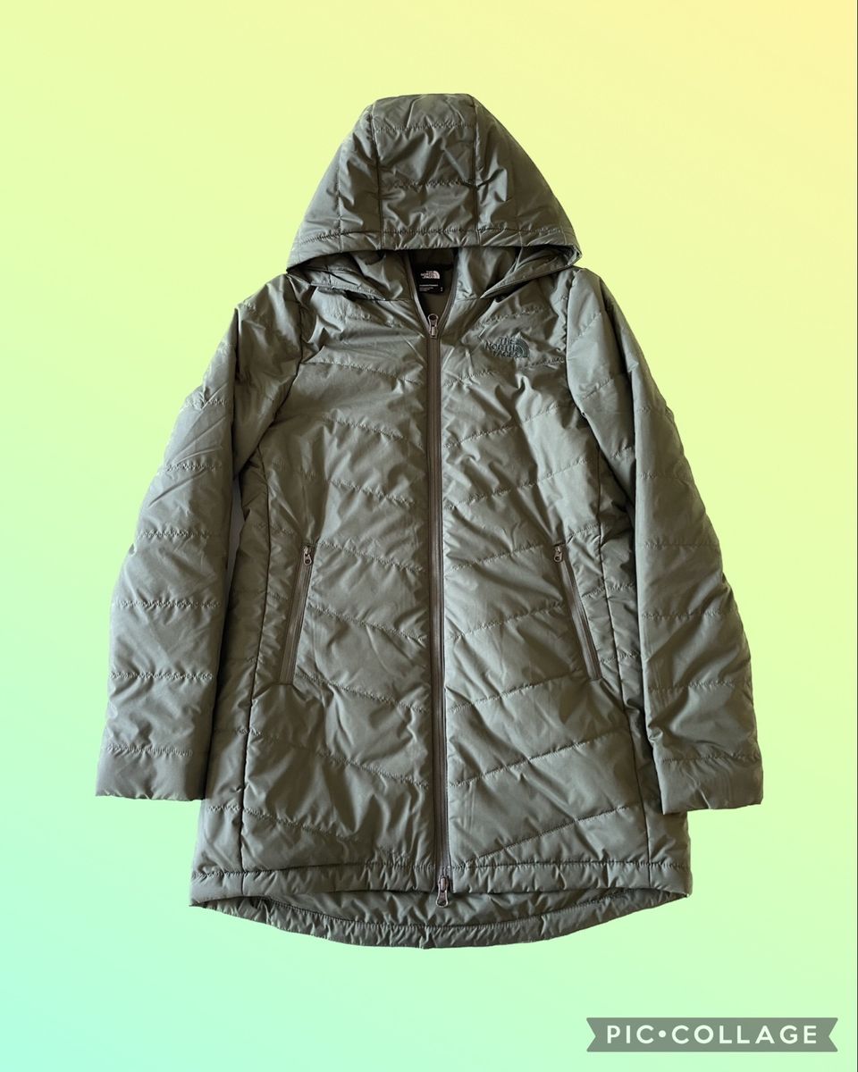Jaqueta Parka Feminina The North Face Verde Musgo Seminova | Casaco ...