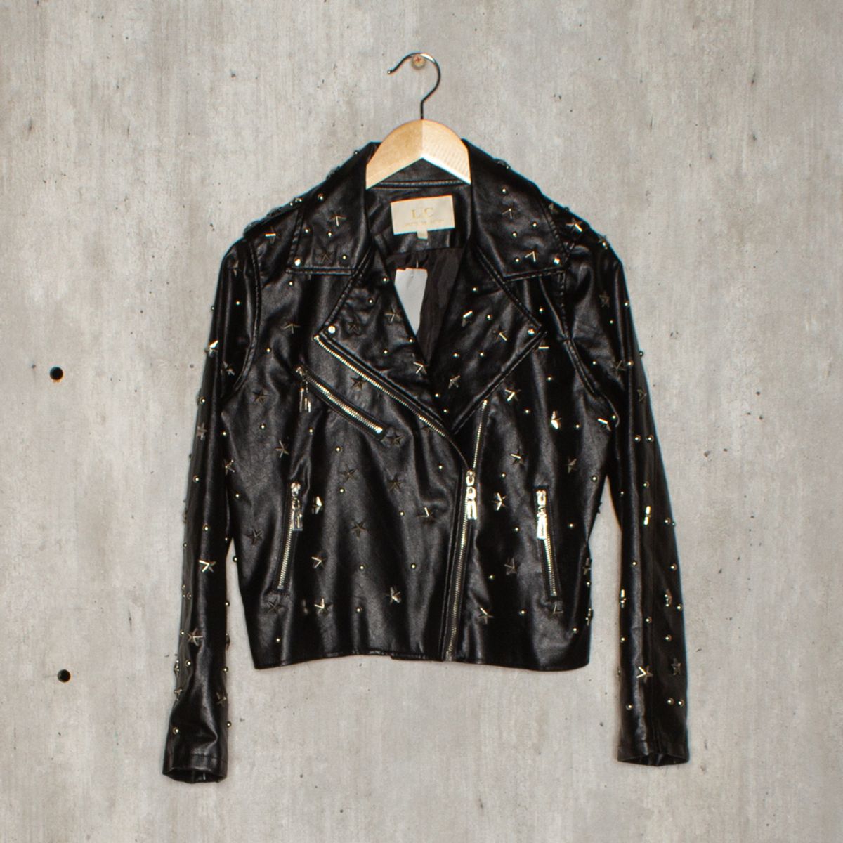 Jaqueta Preta Couro Lizette Collection | Casaco Feminino Lizette ...