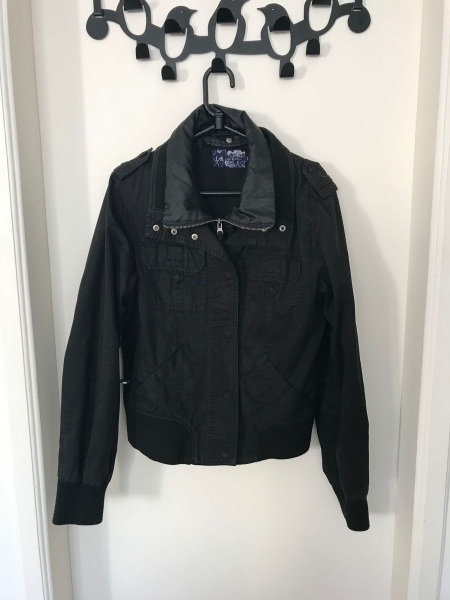 Jaqueta Preta | Blusa Feminina Luigi Bertolli Usado 22766781 | enjoei