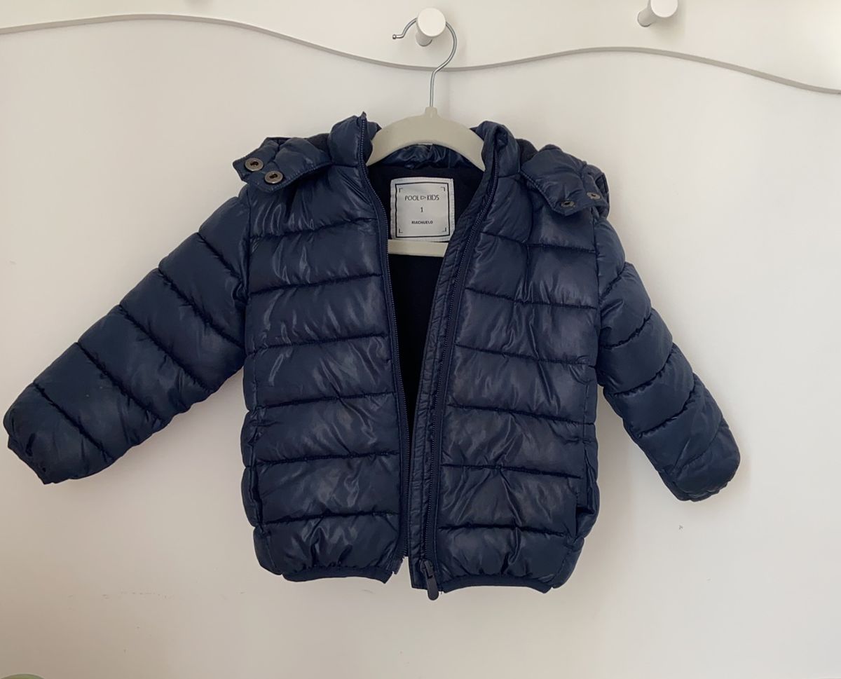 Jaqueta Puffer Azul Pool Kids | Roupa Infantil para Menino Pool Usado ...