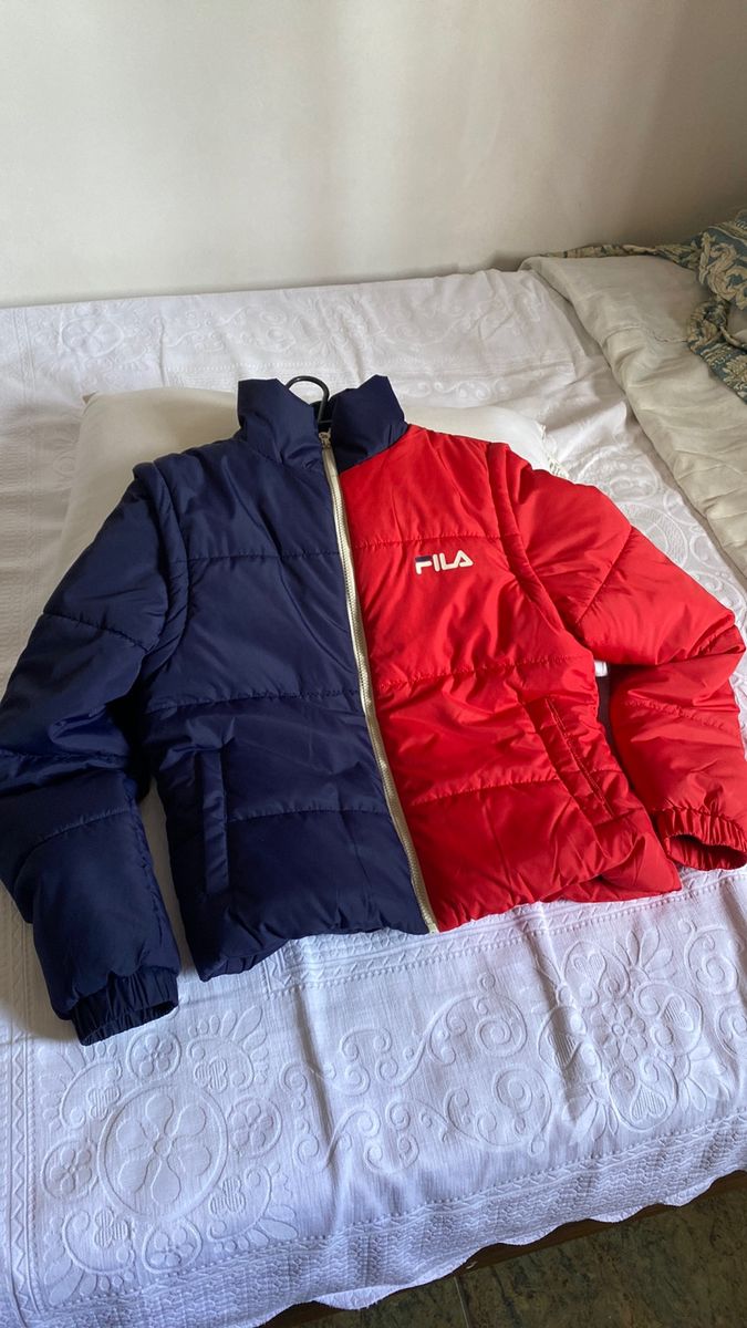 Jaqueta Puffer Fila | Blusa Feminina Fila Usado 85798550 | enjoei